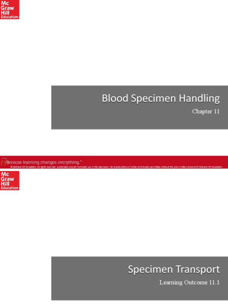 Phleb PPT CH 11 v2 | PDF | Centrifuge | Medical Specialties