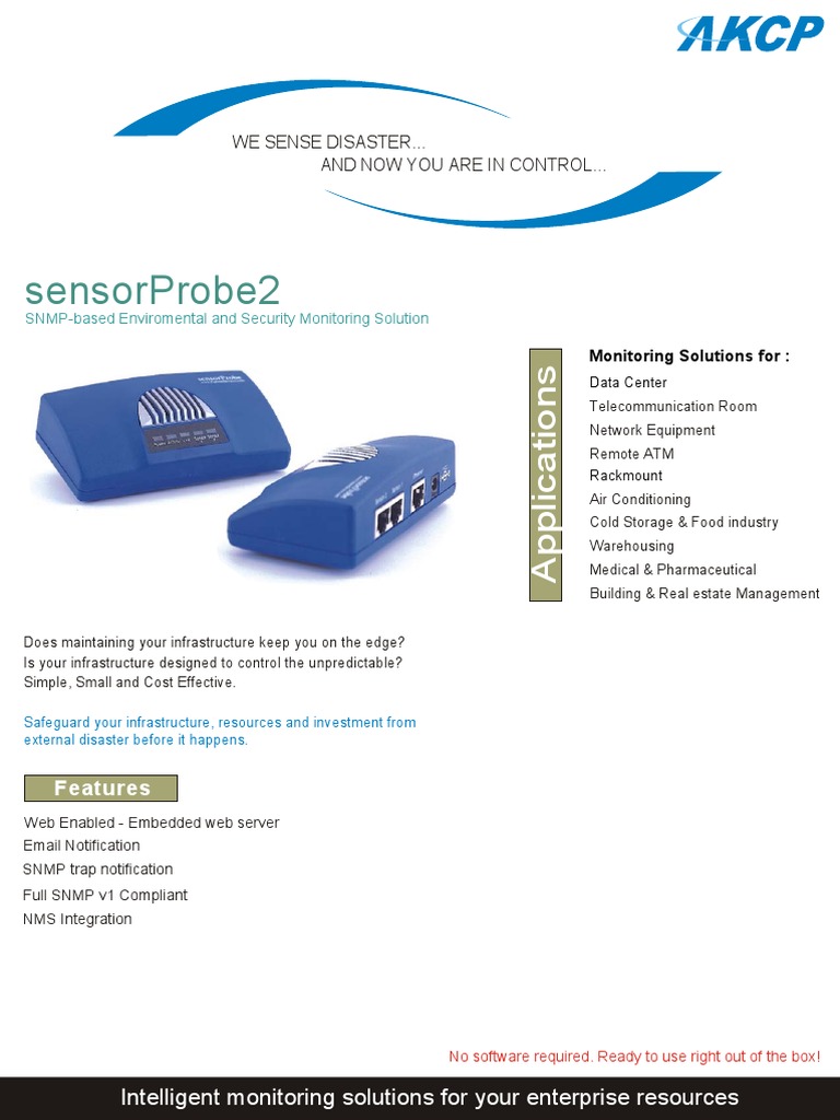 Sensorprobe2: We Sense Disaster... and Now You Are in Control.. | PDF | Sensor | Computer Network