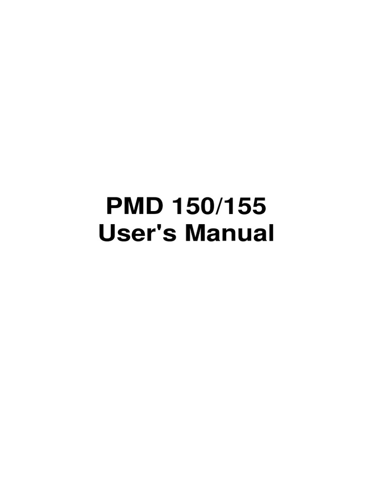 PMD 150 PDF | PDF | Computer Terminal | Command Line Interface