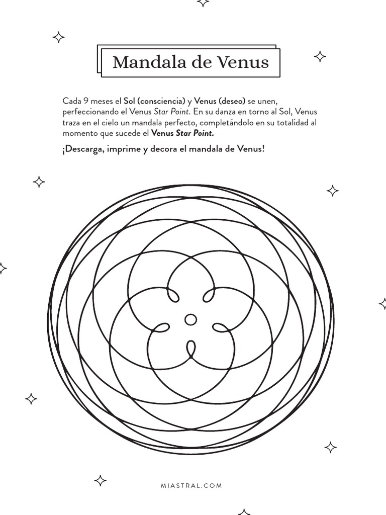 Mandala de Venus y su Ciclo Celestial | PDF