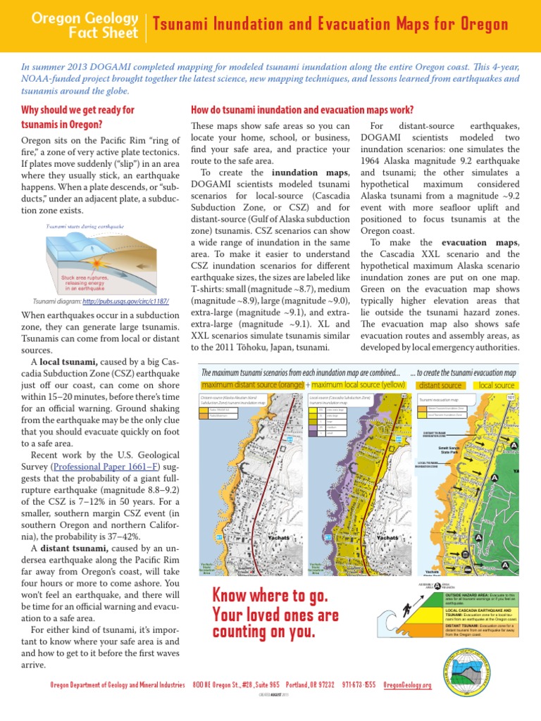 TIM Maps Factsheet | PDF | Tsunami | Emergency Management