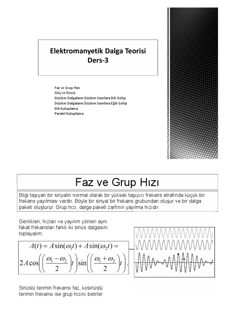 Emdt Ders3 PDF | PDF