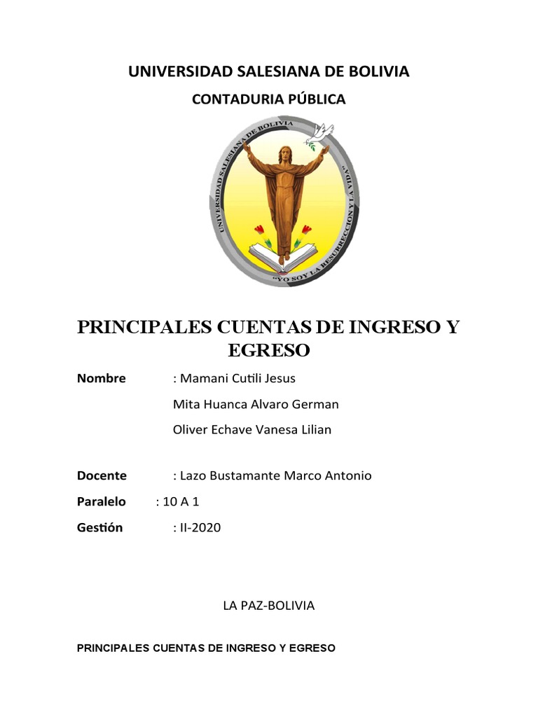 Cuentas Ing Egre | PDF | Beneficio (economía) | Contabilidad