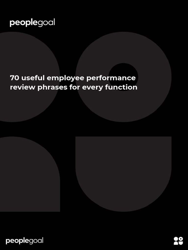 70 Employee Performance Review Phrases | PDF | Leadership | Creativity