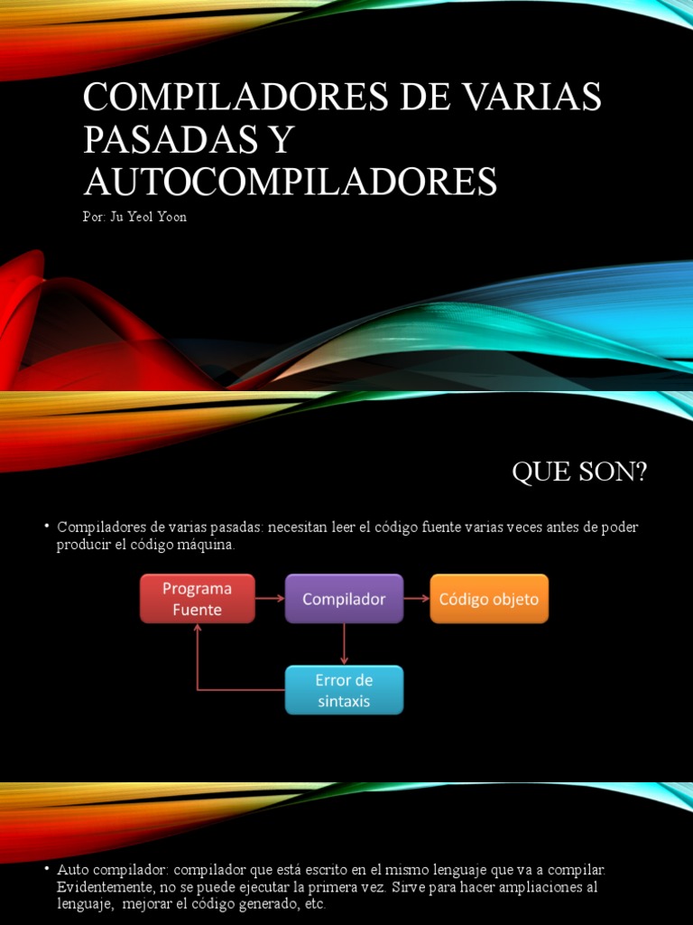 Compiladores de Varias Pasadas y Autocompiladores | PDF