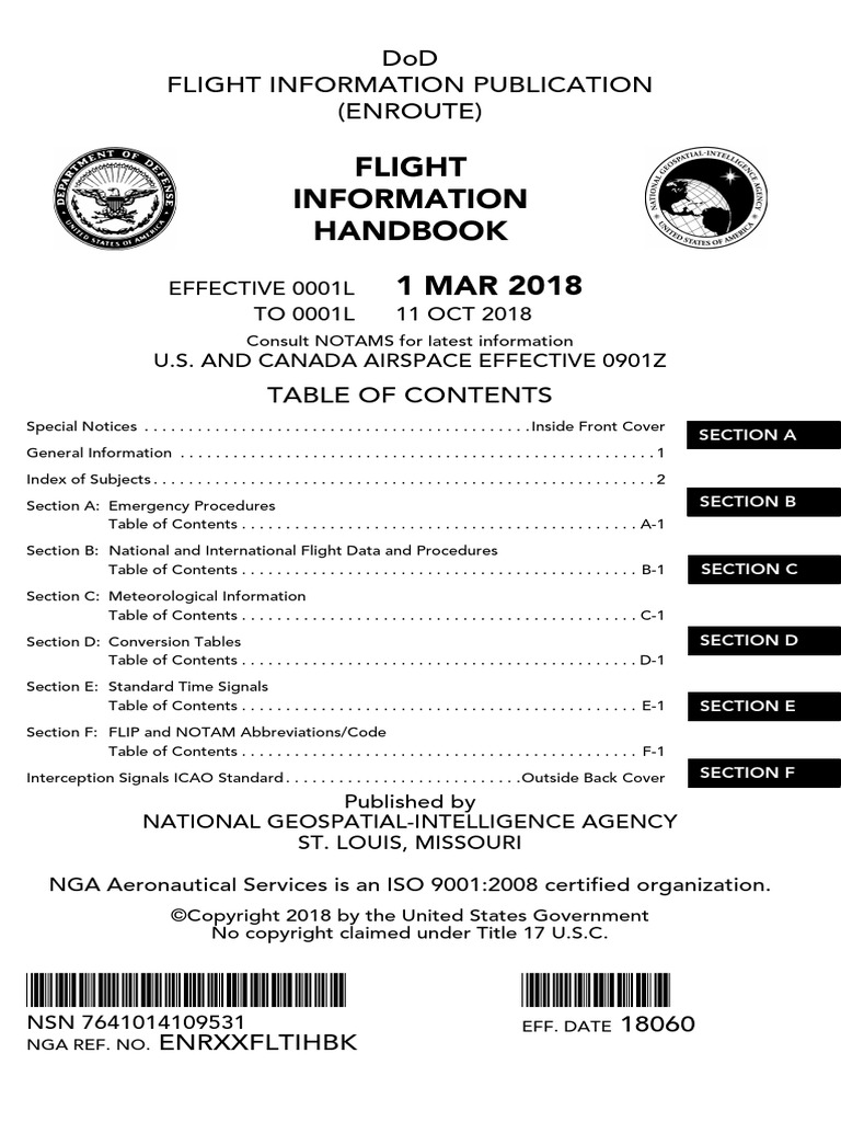 Fih 1mar18 PDF | PDF | Instrument Flight Rules | Transponder (Aeronautics)