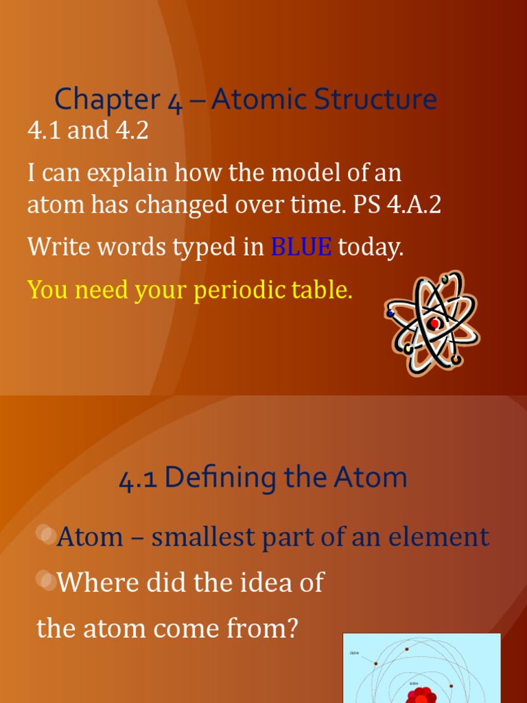 History of The Atoms and Atomic Structure | PDF | Atomic Nucleus | Atoms