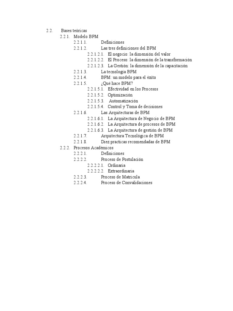 Esquema Bases Teoricas | PDF