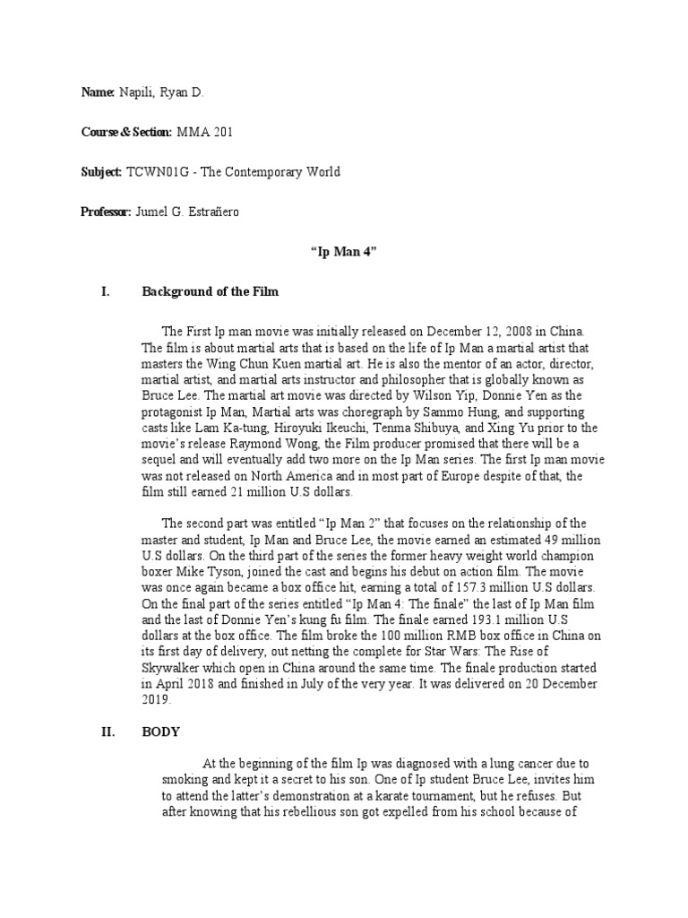 Critical Film Review | PDF