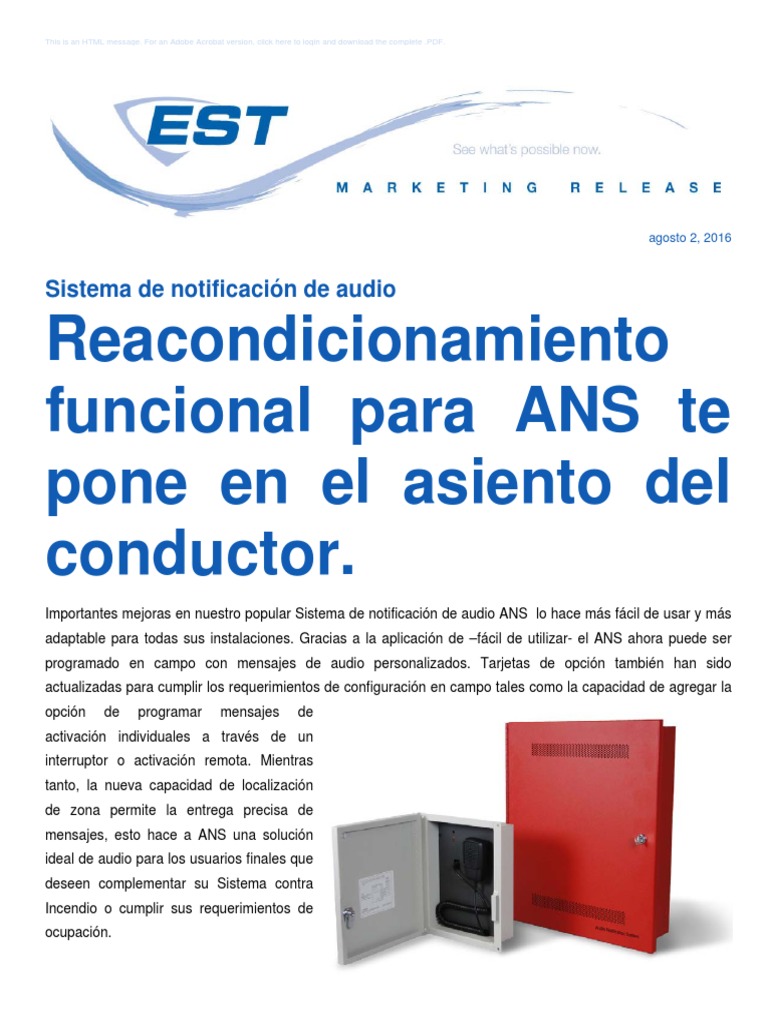 ANS Español | PDF | Software | Informática