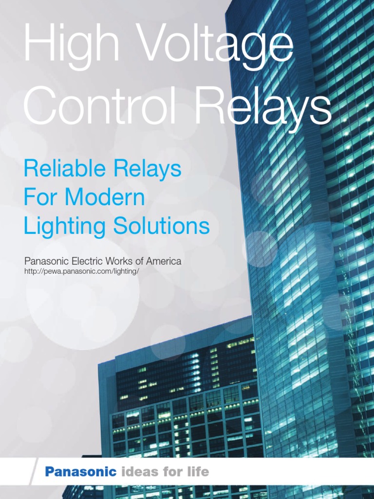 Panasonic Controlrelay Catalog PDF | PDF | Relay | Switch