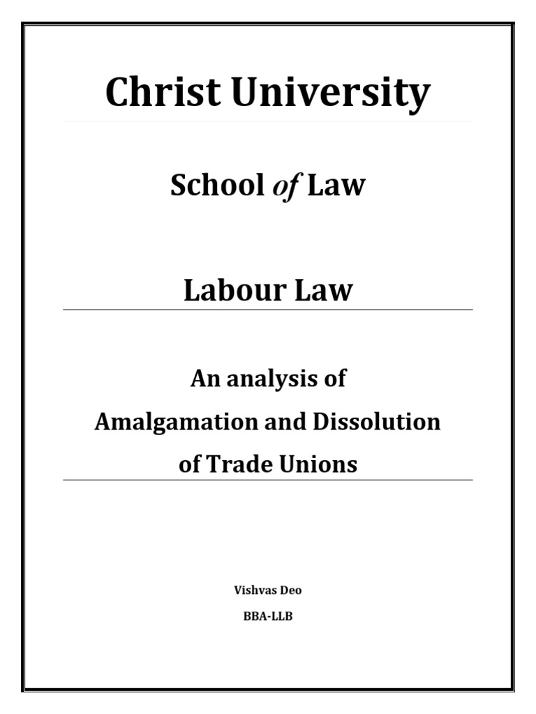Labour Law Paper | PDF | Employment | Trade Union