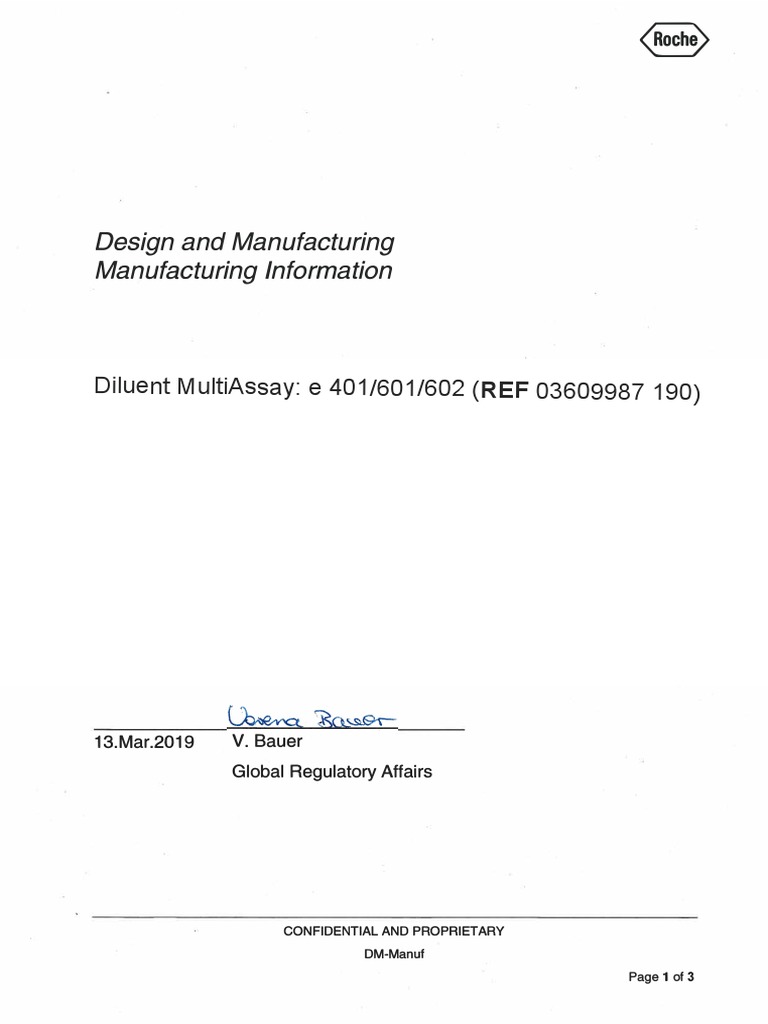 Multi Diluent Assay - DM-Manuf | PDF