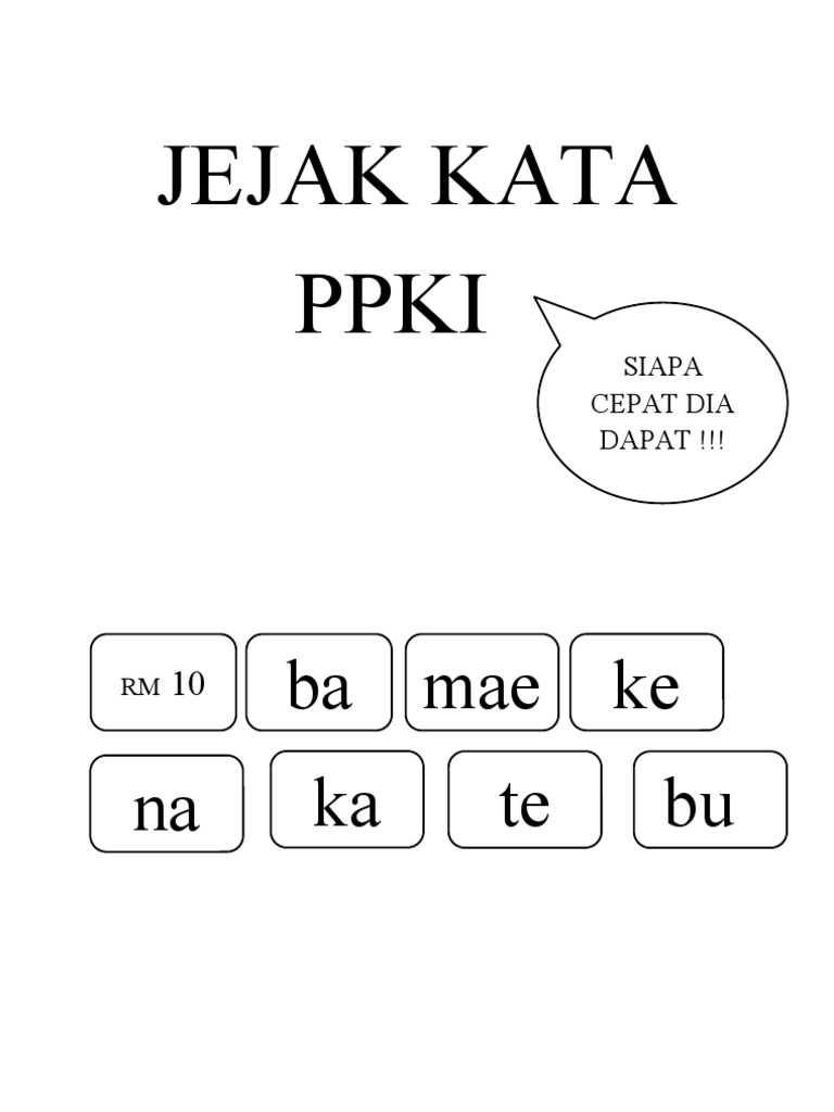 JEJAK KATA