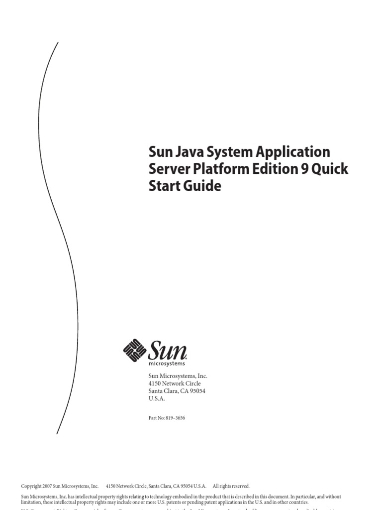 Sun Java System Application Server Platform Edition 9 Quick Start Guide | Download Free PDF ...