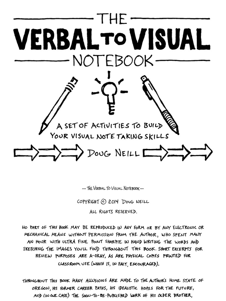 The Verbal To Visual Notebook PDF | PDF