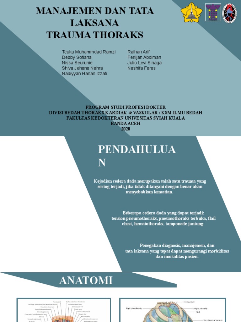 Minggu 4 - Kelompok 1 - Bedah TKV - Manajemen Dan Tatalaksana Trauma ...