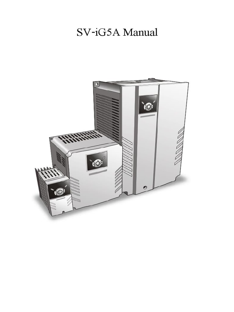 Manual Inverter iG5a ภาษาไทย | PDF