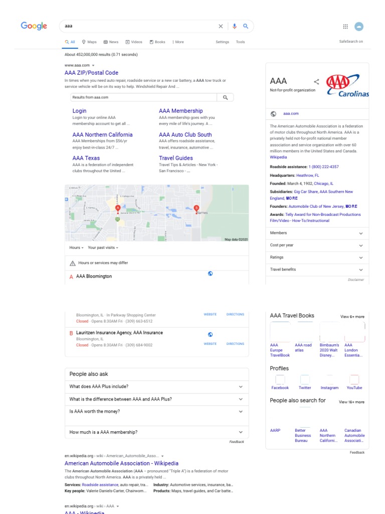 AAA ZIP/Postal Code: About 452,000,000 Results (0.71 Seconds) | PDF ...