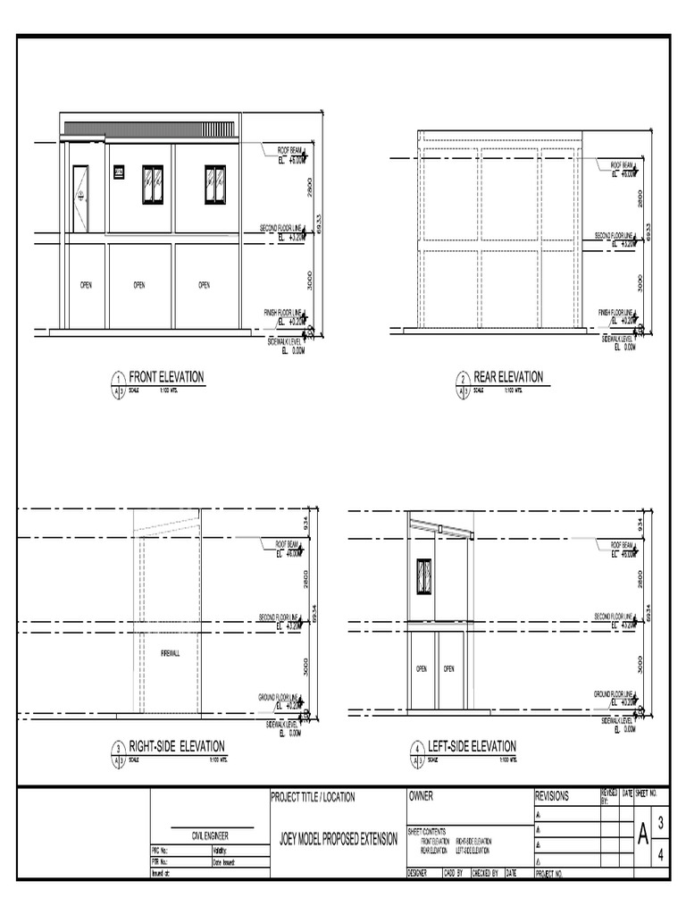 Arch-A3 Elevation PDF | PDF | Automotive Industry | Car Body Styles