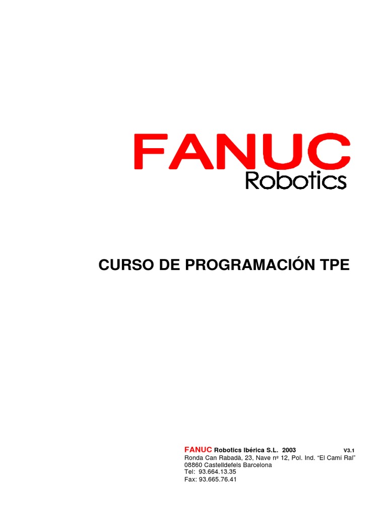 Curso de Programacion Fanuc PDF | PDF | Programa de computadora | Programación