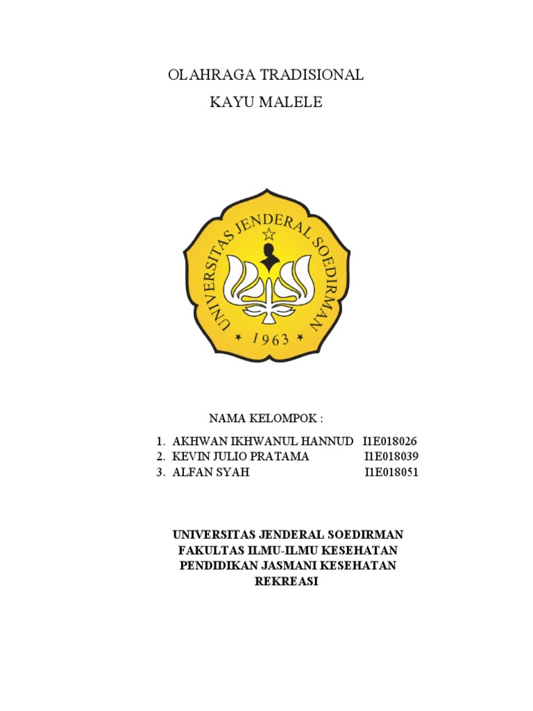 Kayu Malele: Permainan Tradisional Biak | PDF