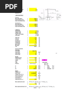 Broms Method-Xls-Lateral Pile Capacity in Cohesive Soil | PDF