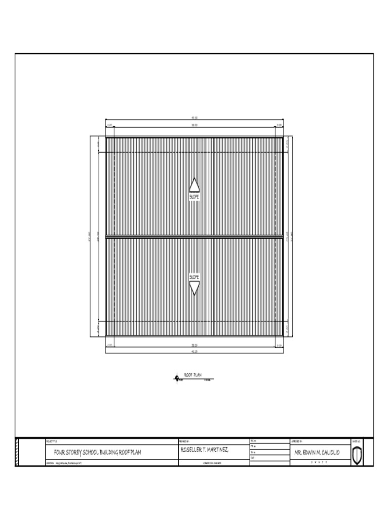 Four Storey School Building Roof Plan Roseller T. Martinez Mr. Edwin M ...