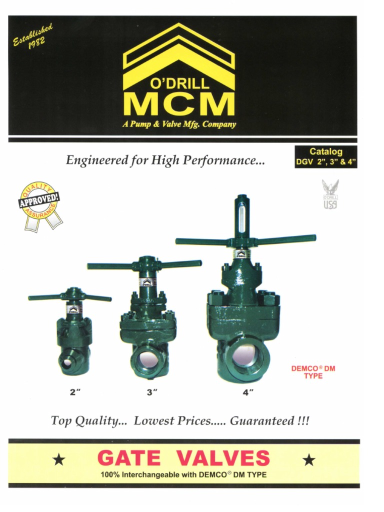 Demco Style Gate Valves PDF | PDF