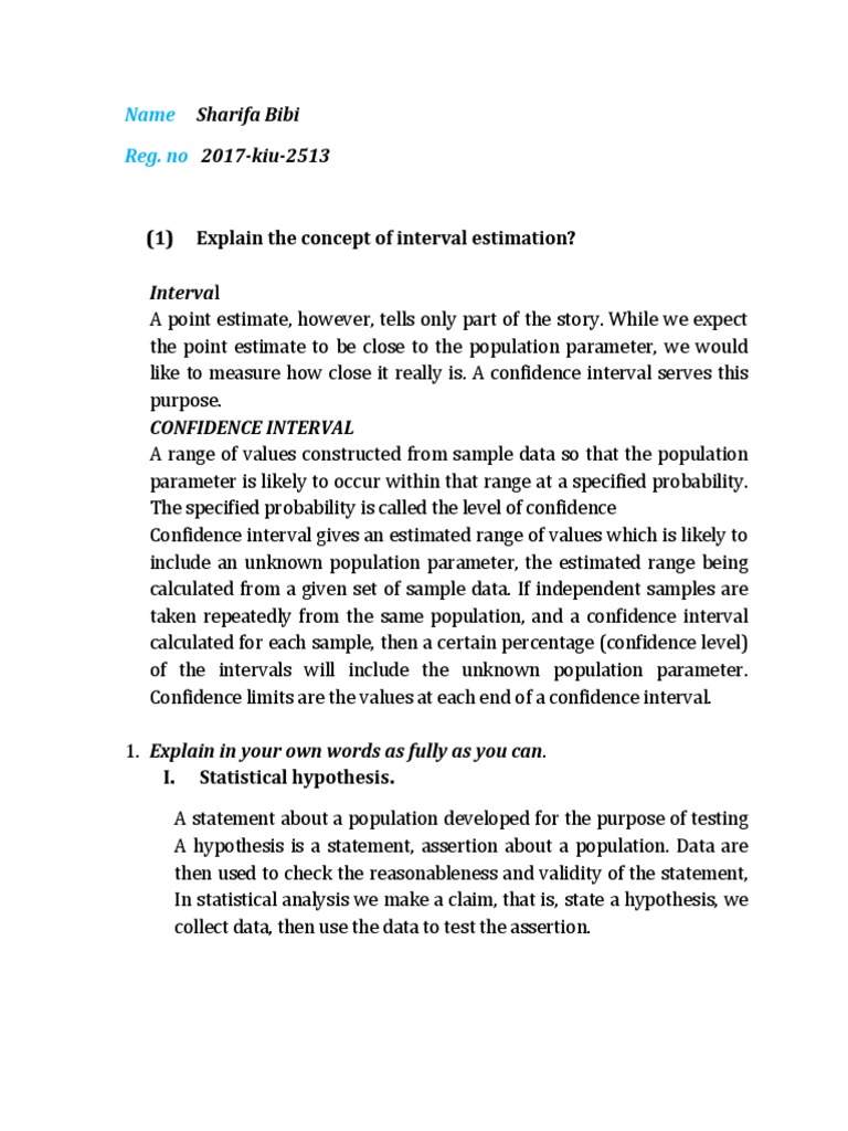 Assignment 2 0f Inferential Statistics-Converted-Compressed-1 PDF | PDF ...