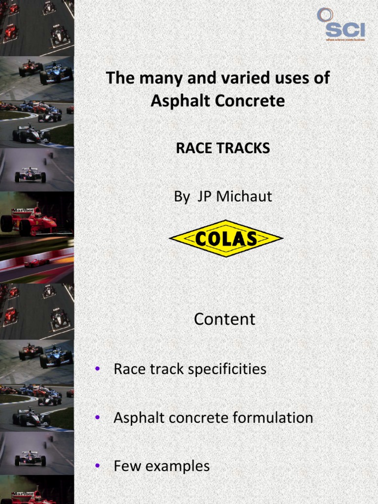 The Many and Varied Uses of Asphalt Concrete: Race Tracks | PDF ...