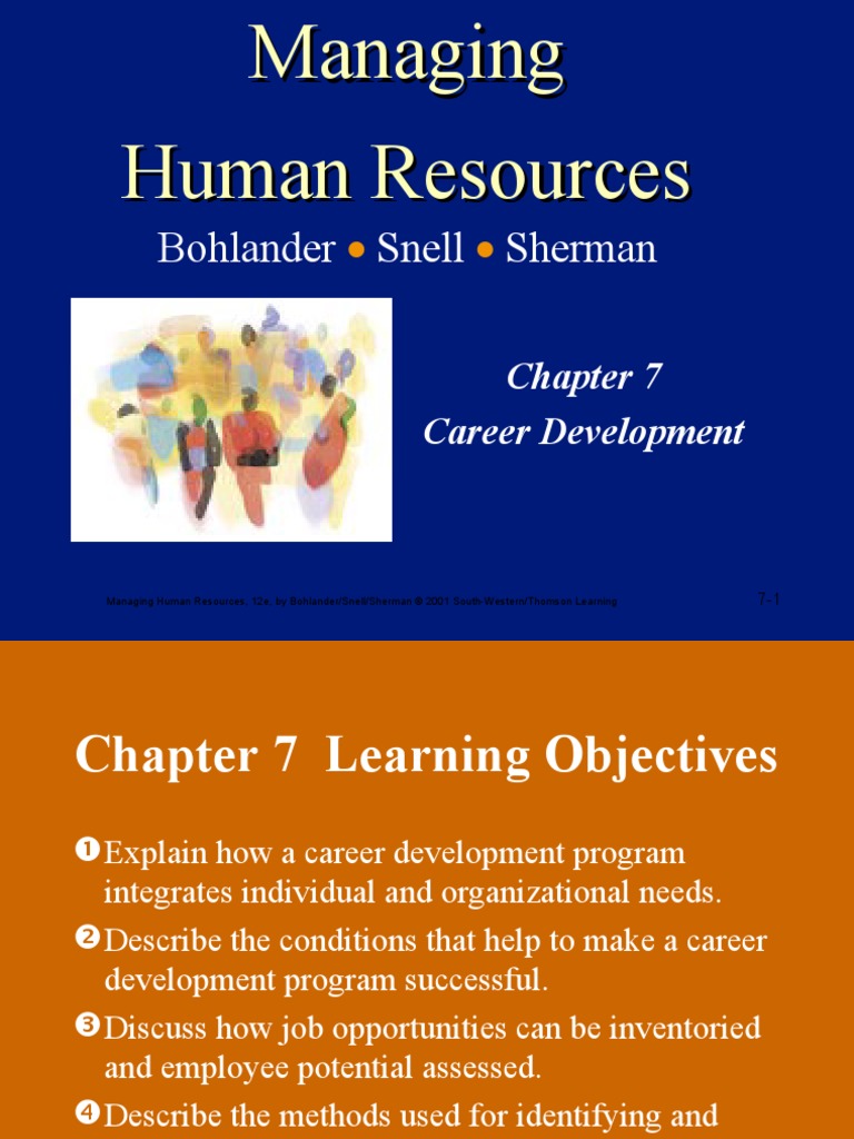 Bohlander Snell Sherman: Career Development | PDF | Mentorship | Human ...