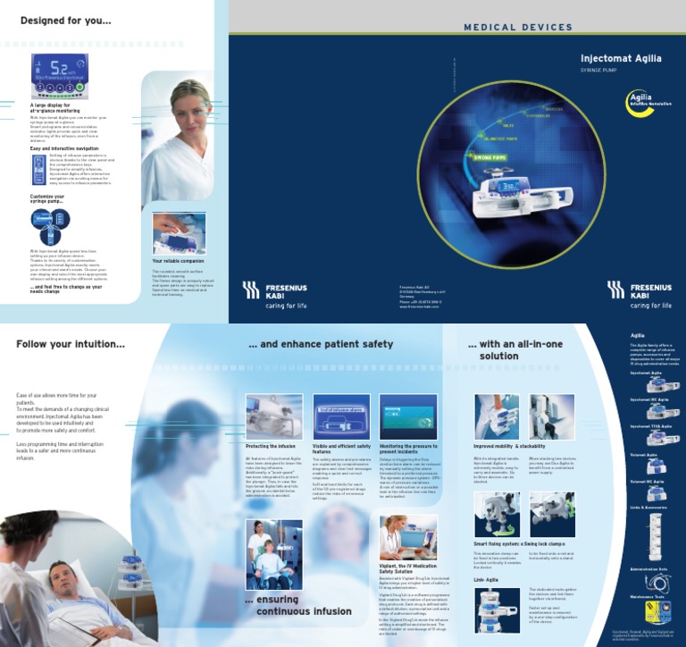 Designed For You... : Injectomat Agilia | PDF | Intravenous Therapy ...