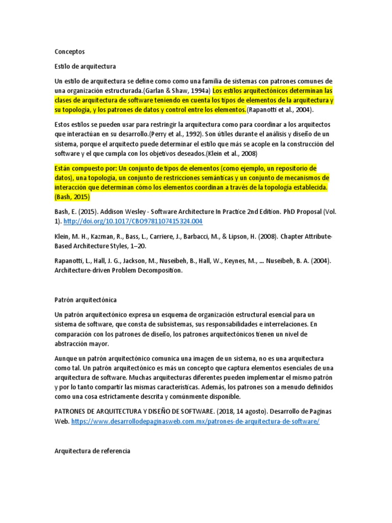 Conceptos básicos sobre estilos arquitectónicos, patrones ...