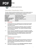 Oregon Data Classification Policy | PDF | Information Security | Computer Security