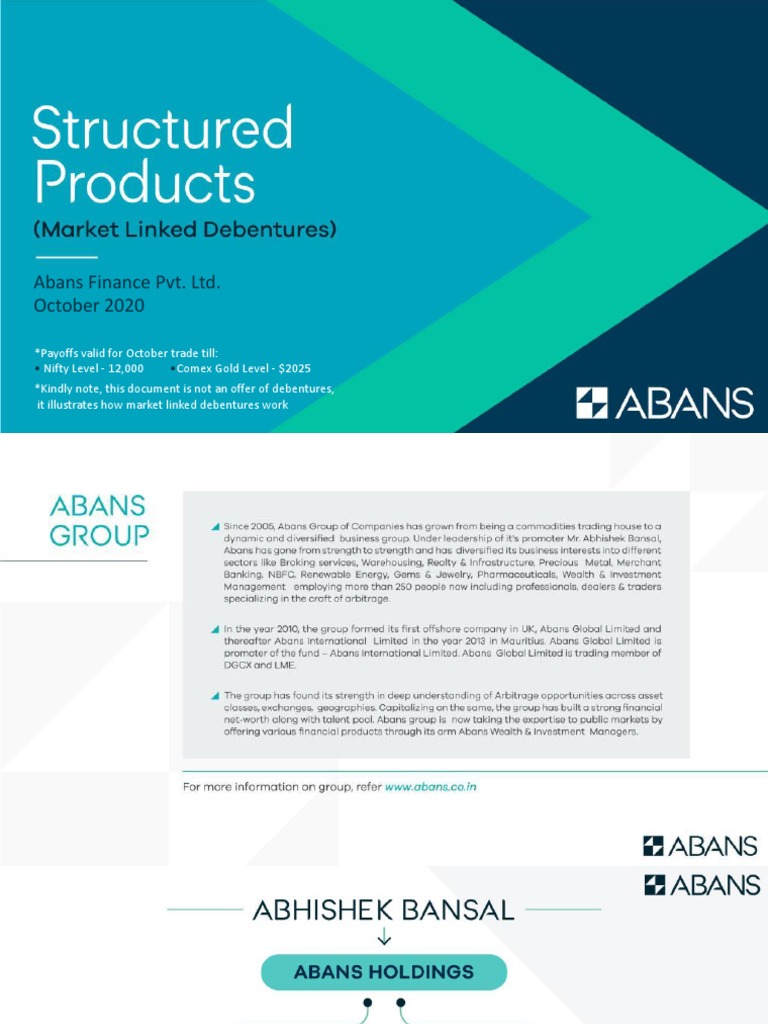 Abans Finance Pvt. Ltd. October 2020 | PDF | Debenture | Convertible Bond