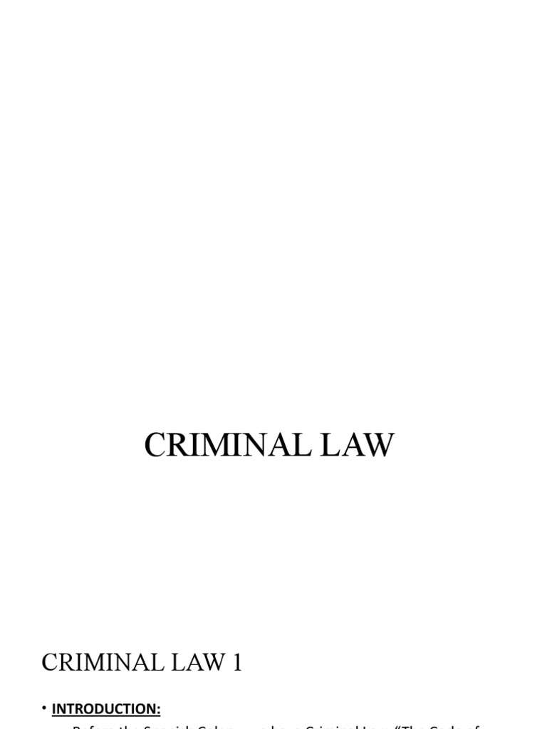 Criminal Law Module 2 | Download Free PDF | Ex Post Facto Law | Crime ...