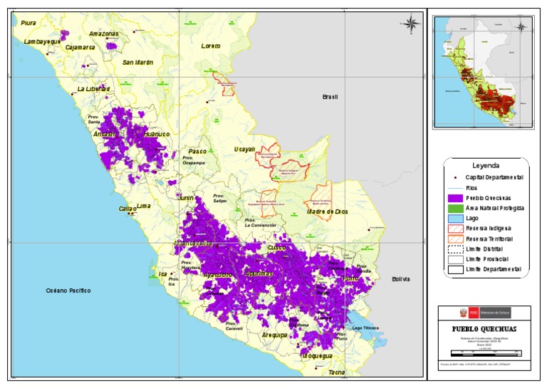 Mapa Pueblos Quechuas | PDF
