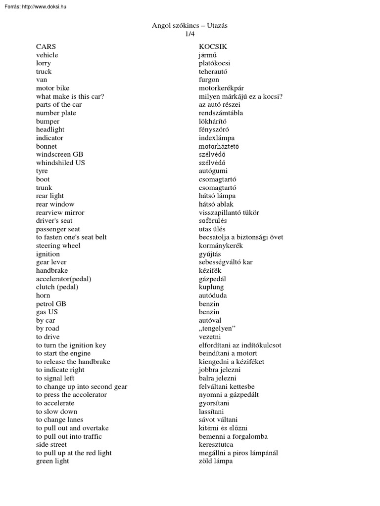 Angol Szogyujtemeny Szallitmanyozas PDF | PDF