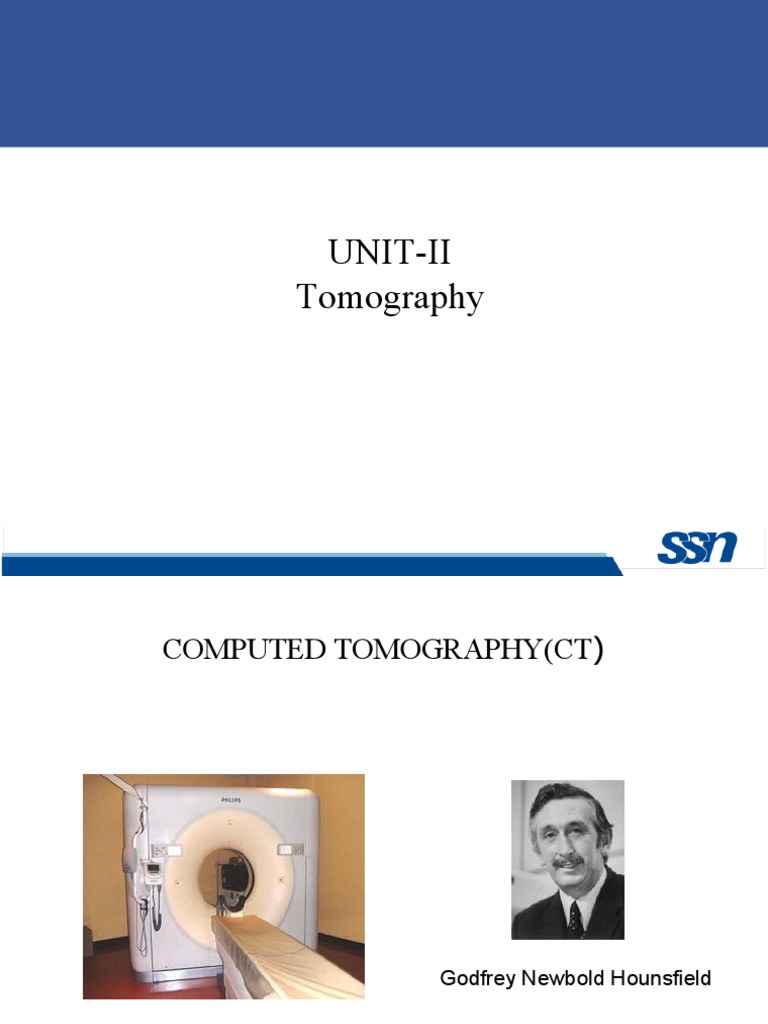 History of First Generation CT Scans | PDF | Ct Scan | Medical Imaging