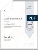 Coursera Certificate Example | PDF
