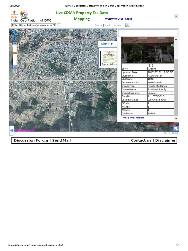 Live CDMA Property Tax Data for Indian Cities | PDF | Geographic Data ...