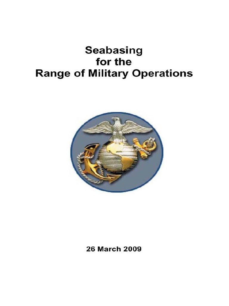 Seabasing For The Range of Military Operations | PDF | United States ...