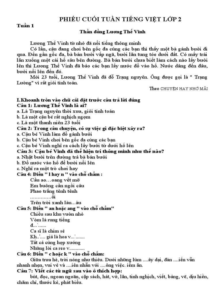 Cac de Luyen Thi | PDF