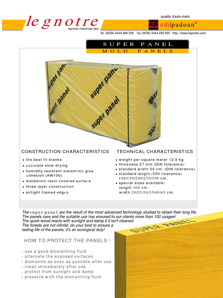 Superpanel Eng | PDF | Door | Building Materials