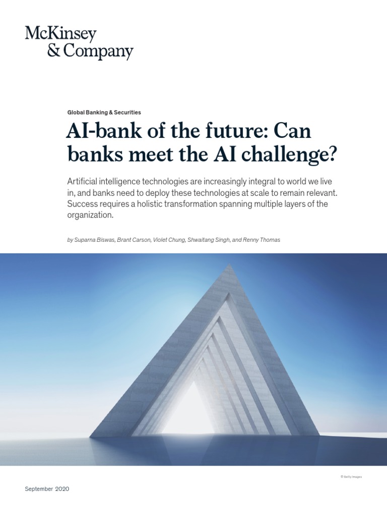 Ai Bank Of The Future Can Banks Meet The Ai Challenge Global Banking