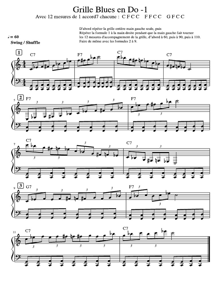 Easy Blues - Piano | PDF