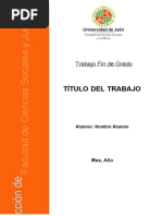 Plantilla TFG Derecho UAM | PDF
