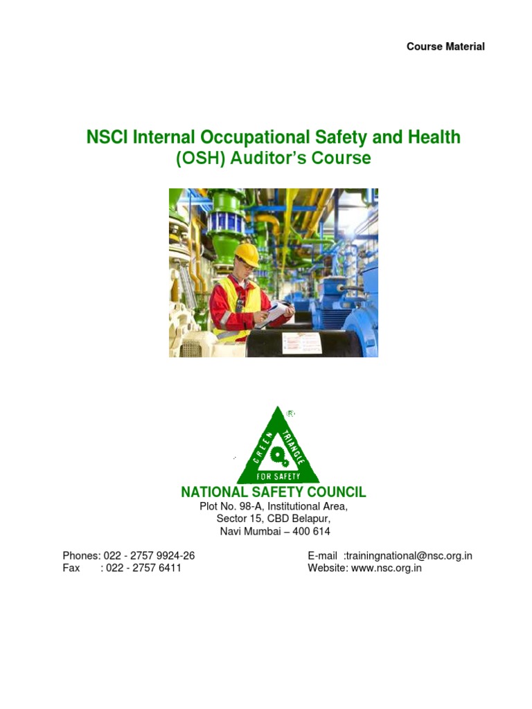 Internal OSH Auditor Training | PDF | Audit | Auditor's Report