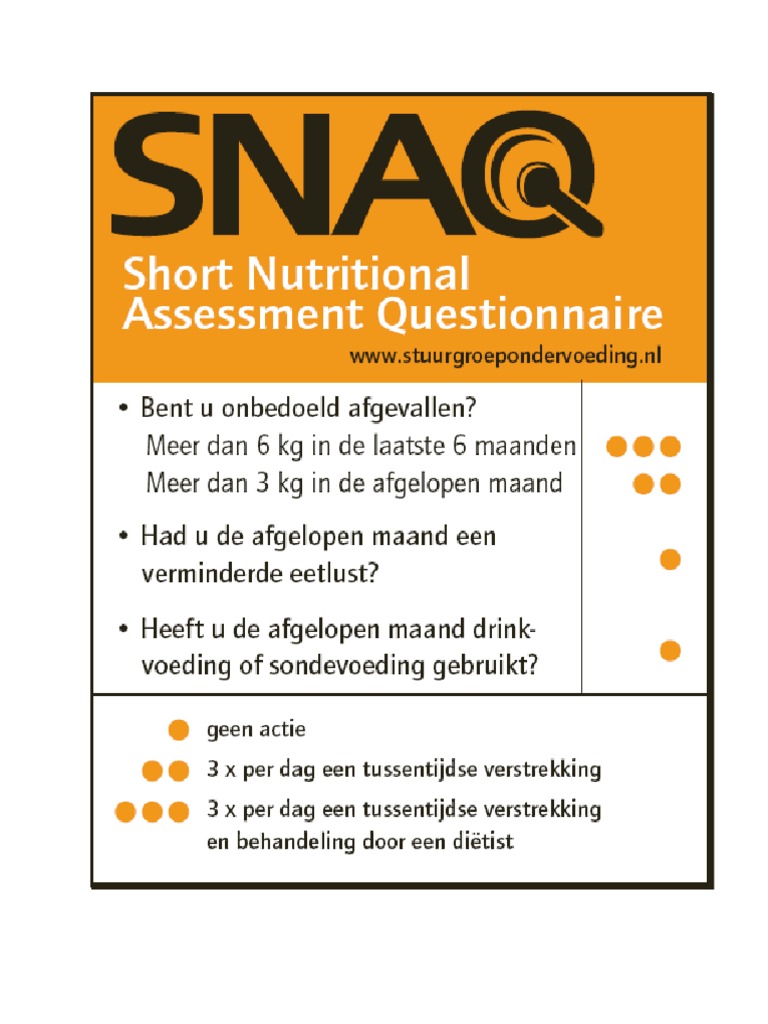 Formulir Skrining SNAQ | PDF